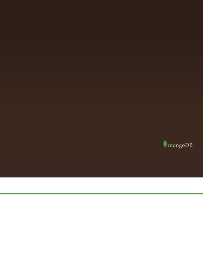 01_-_mongodb_-_intro | PDF | Json | Mongo Db 01_-_mongodb_-_intro | PDF | Json | Mongo Db