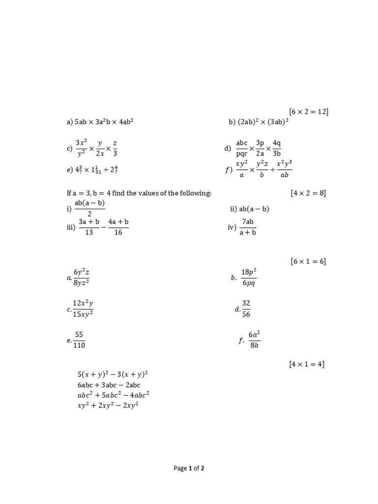 Grade 5 Math Exam Paper | PDF | Geometry | Physical Quantities