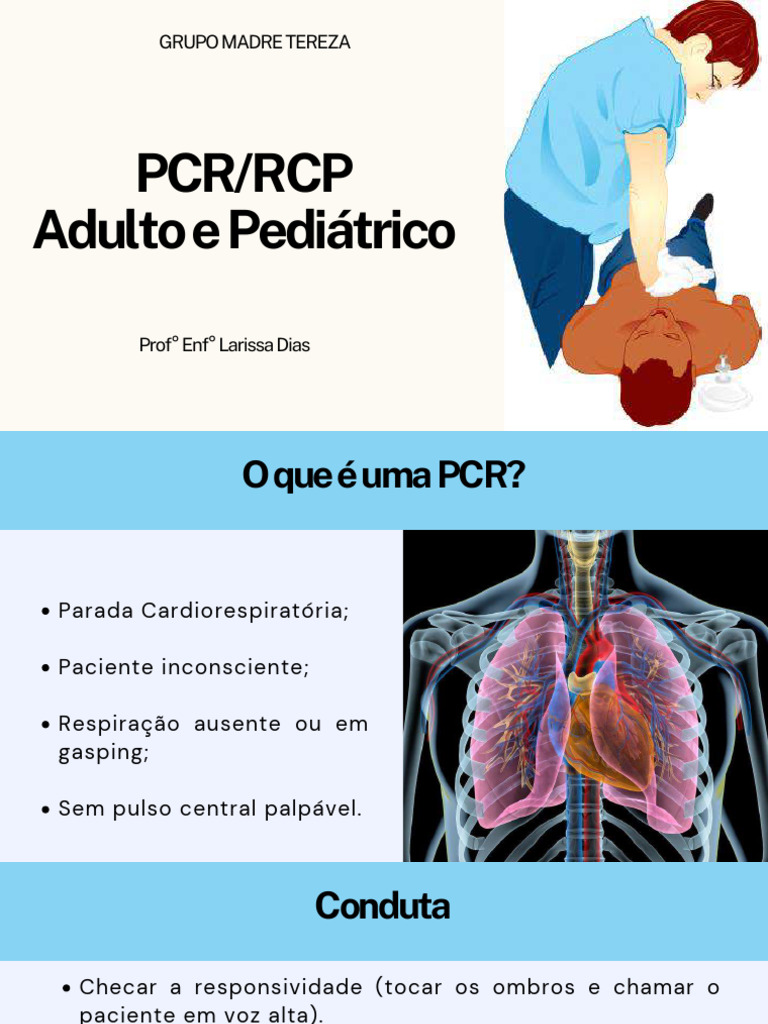 Guia Prático de RCP Adulto e Pediátrico | PDF | Reanimação ...