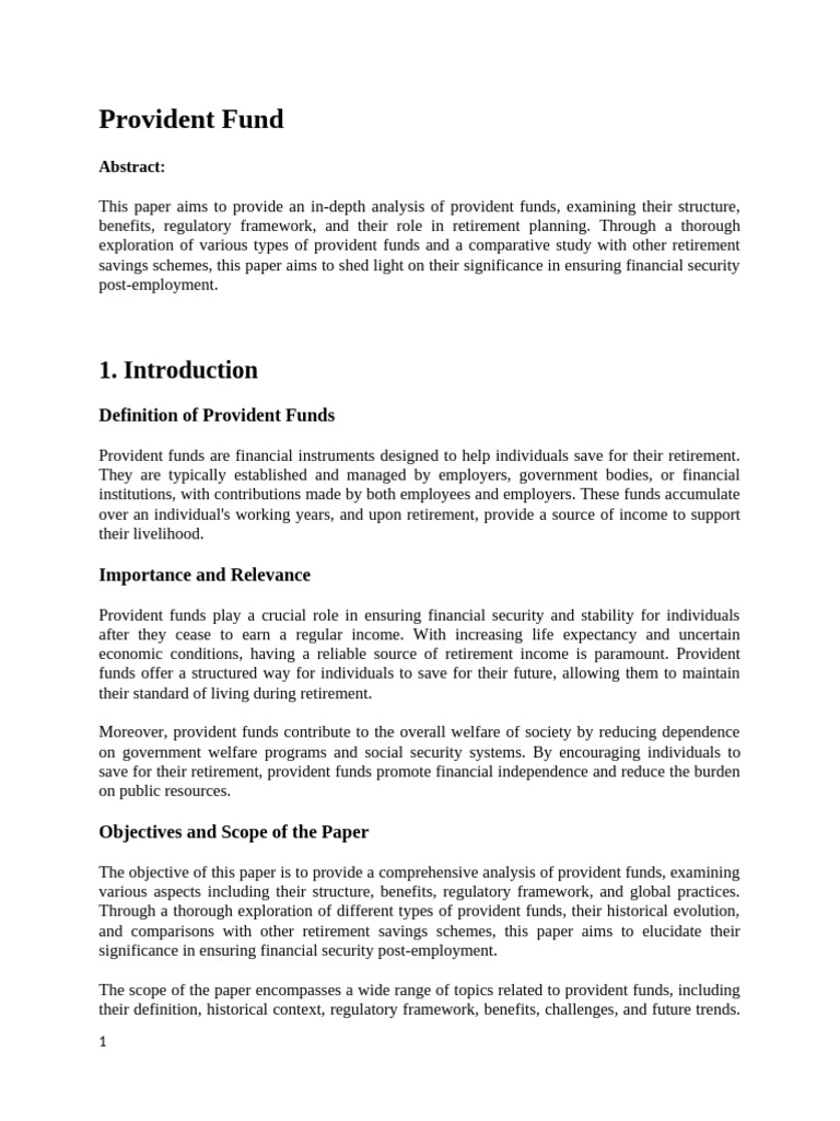 Provident Fun144 | PDF | Pension | Retirement