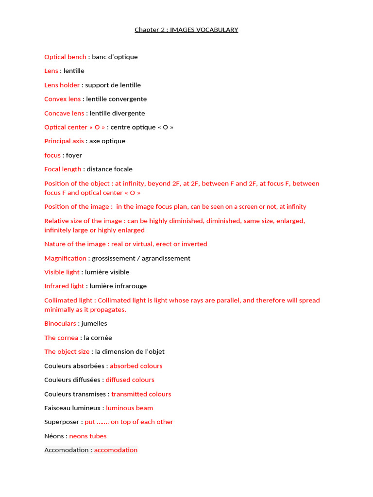 Chapter 2 Vocabulary | PDF | Social Science | Foreign Language Studies