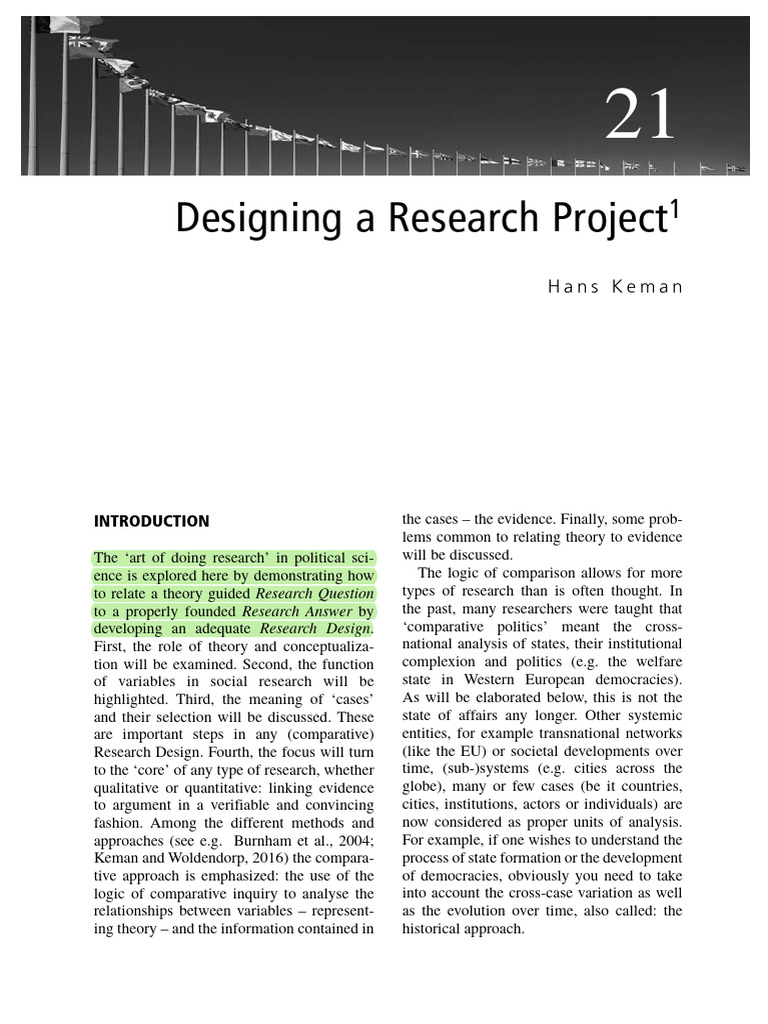 Week 5 - Keman - 2020 - Designing A Research Project | PDF | Validity ...
