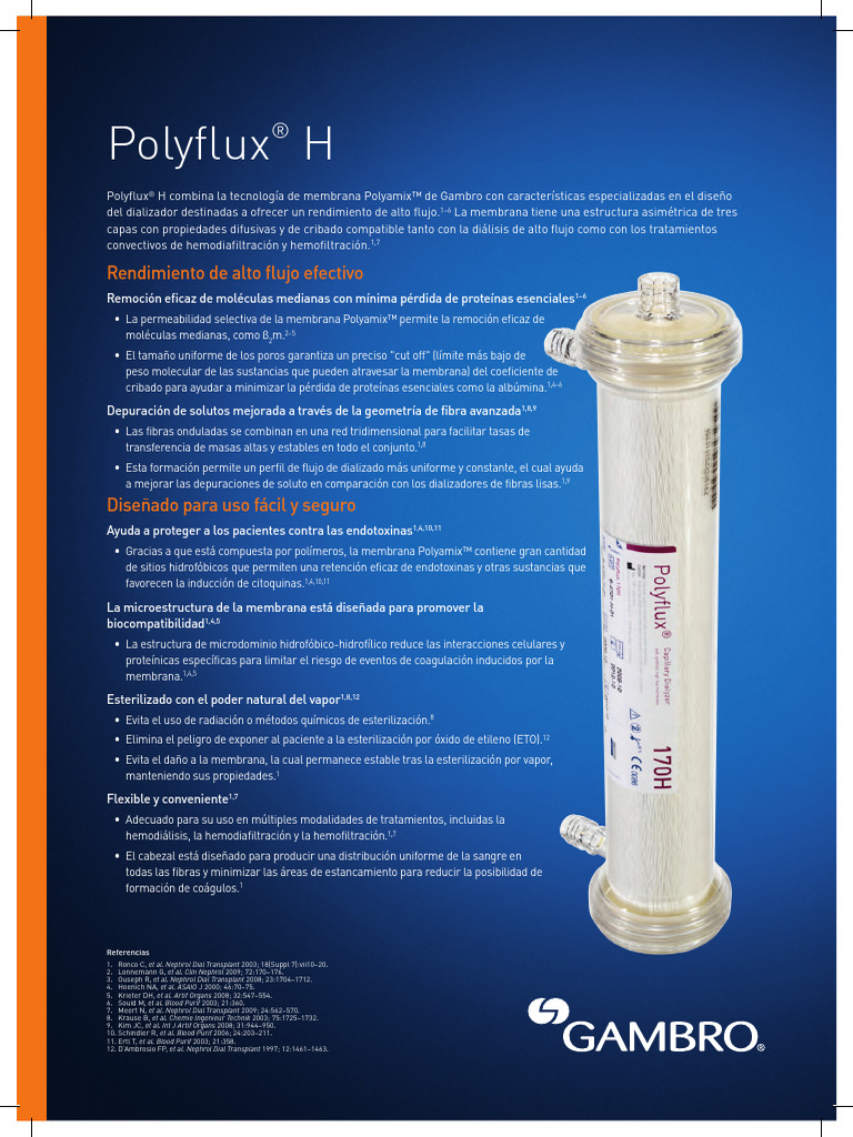 Polyflux | PDF | Membrana celular | Aluminio