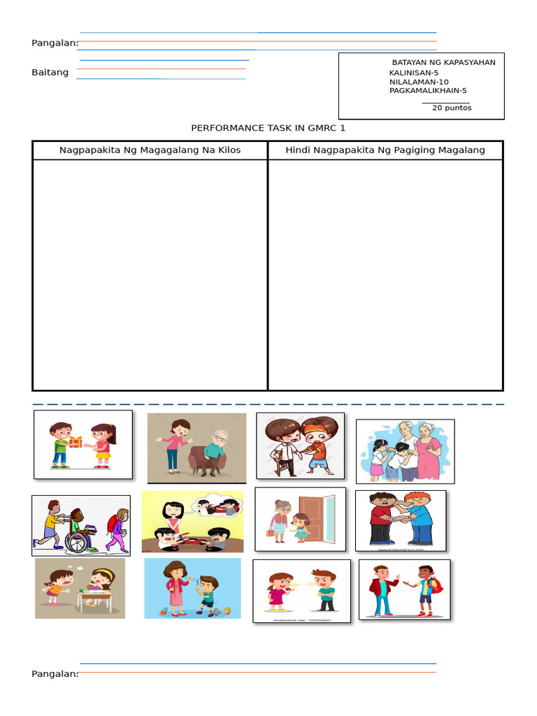 Q1-Matatag-Performance Task 1-GMRC | PDF