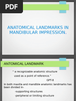 Section III - Mandibular Anatomical Landmarks | PDF | Dental Anatomy | Dentistry Branches