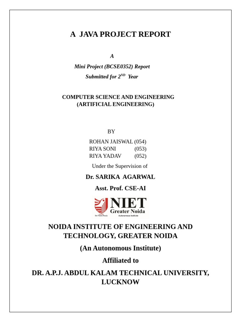 Project Report | PDF | Databases | Usability