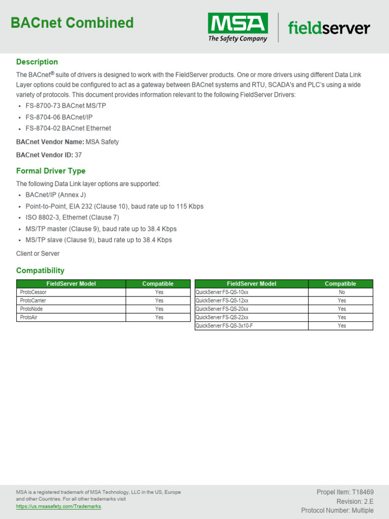 Pds Bacnet Combined Pdf Bit Specification Technical Standard