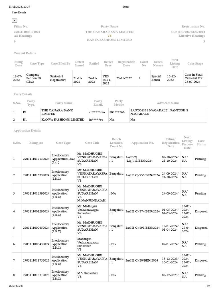 NCLT Order | PDF | Judiciaries | Public Law