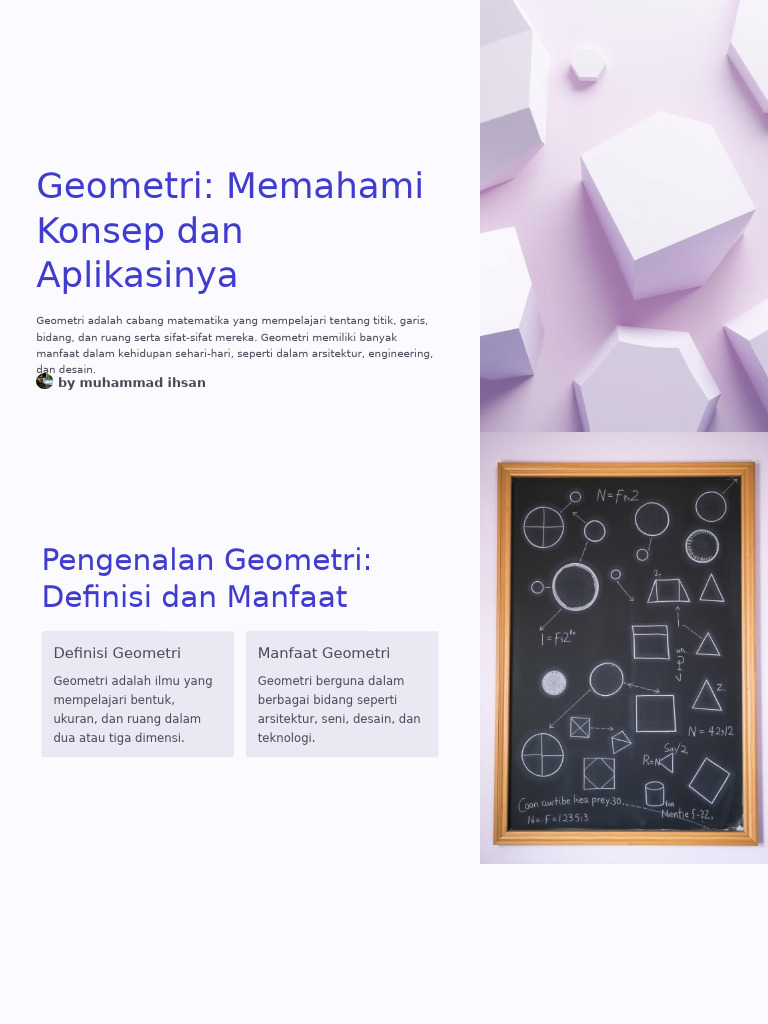 Geometri Memahami Konsep Dan Aplikasinya | PDF | Seni