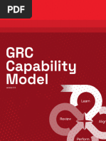 XM GRC Capability Model, 3.5 (OCEG Red Book) | PDF