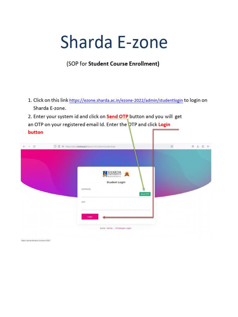 Pre Enrollment - SOP V1.0 1 | PDF