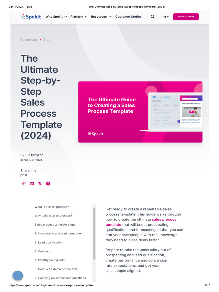 The Ultimate Step-by-Step IMP | PDF | Sales | Customer