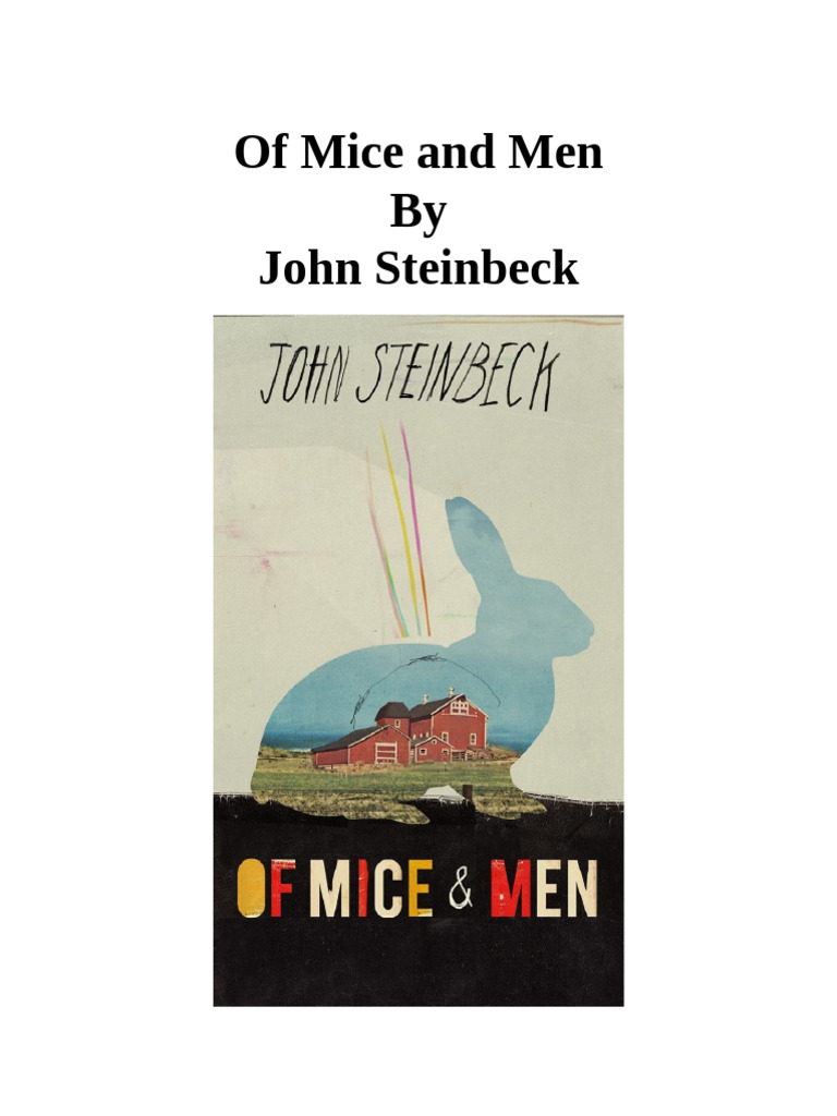 Of Mice and Men Novel Study | PDF | Plot (Narrative)