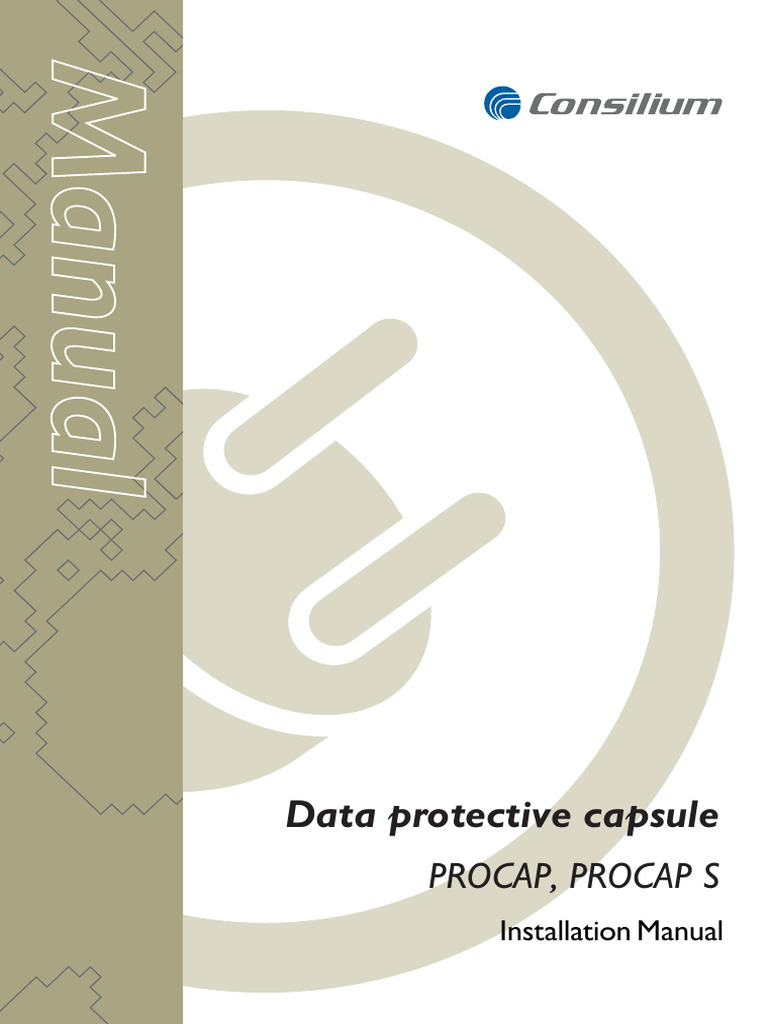 5410020A02 ProCap Installation Manual | PDF | Screw | Electrical Connector