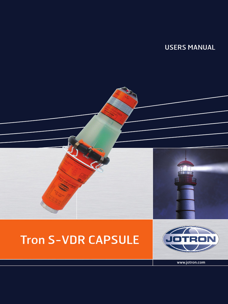 Floatfree Capsule Jotron For S-VDR Users Manual | PDF ...