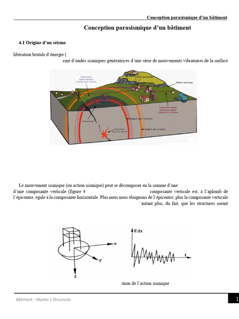 Conception parasismique des bâtiments | PDF | Tremblements de terre ...