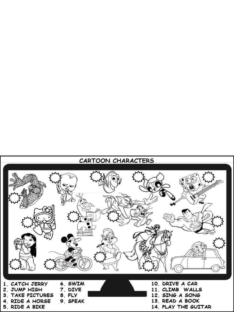Cartoon Characters' Skills and Limitations | PDF