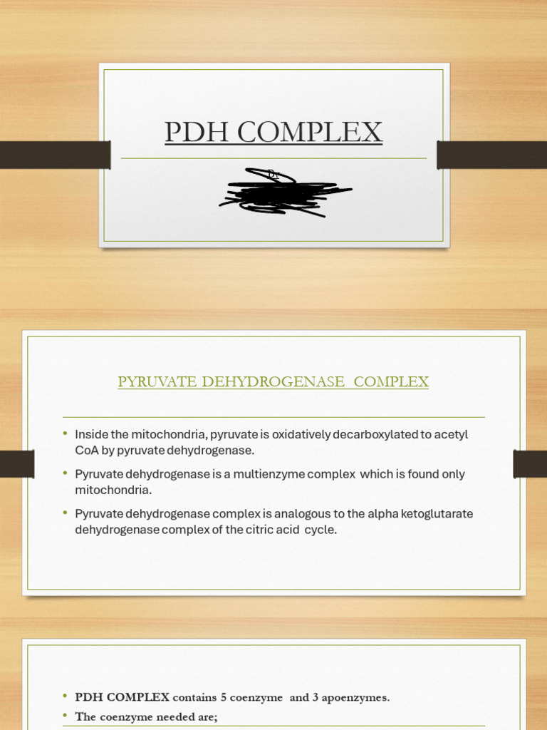 PDH Complex | PDF