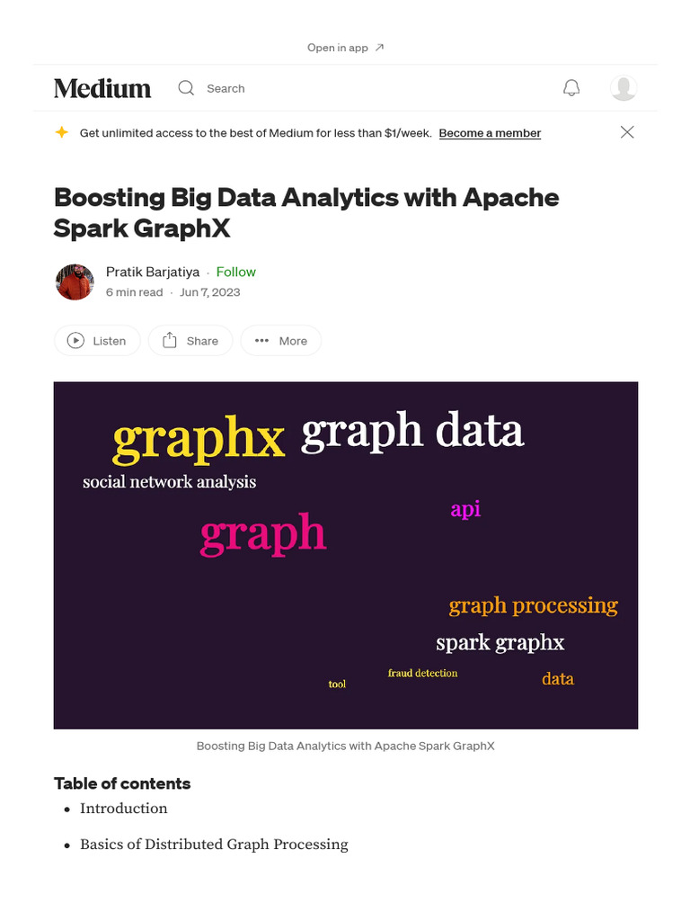 Boosting Big Data Analytics With Apache Spark GraphX | PDF | Apache Spark | Information Retrieval