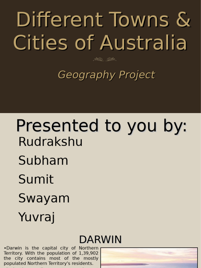 Australian Cities and Towns Overview | PDF | Australia | Queensland