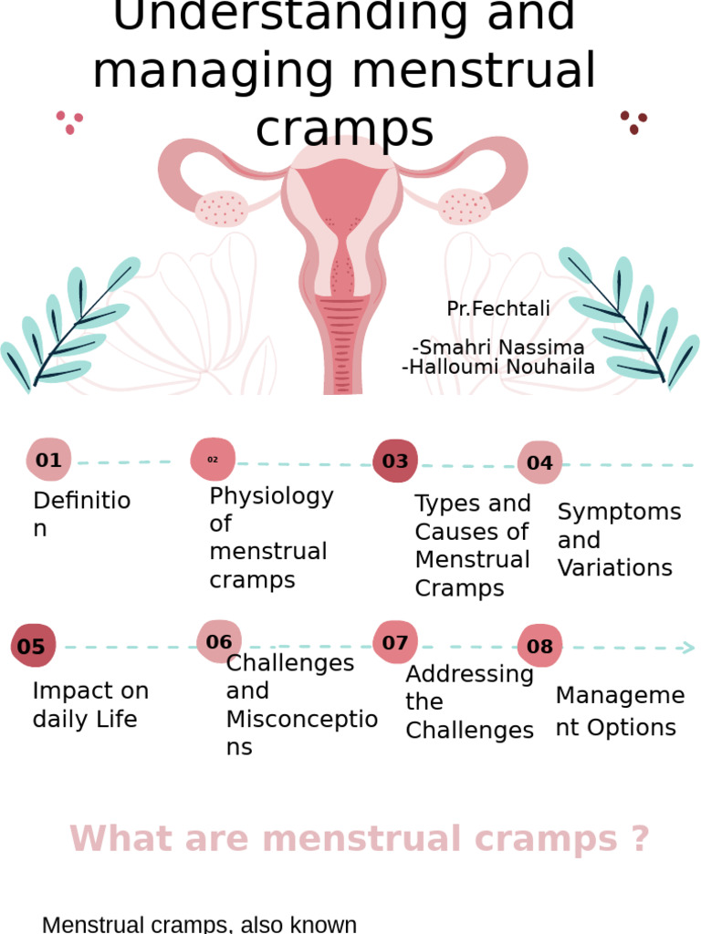 Managing Menstrual Cramps Effectively | PDF | Menstruation | Menstrual ...