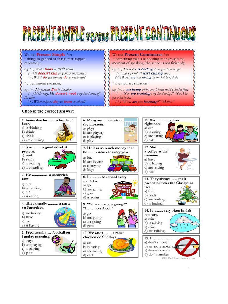 Presentcontinue | PDF