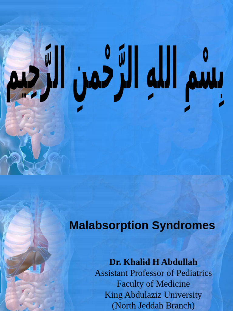 Malabsorption Syndromes | PDF | Digestive Diseases | Diseases And Disorders