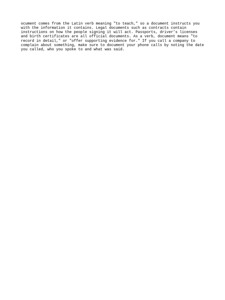 Understanding Legal Documents | PDF