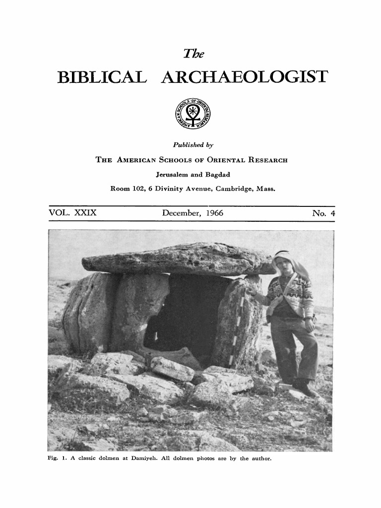American Schools of Oriental Research The Biblical Archaeologist - Vol ...