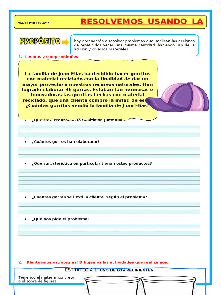 U7 s5 Ficha d2 Mat Hallamos La Mitad de Una Cantidad | PDF