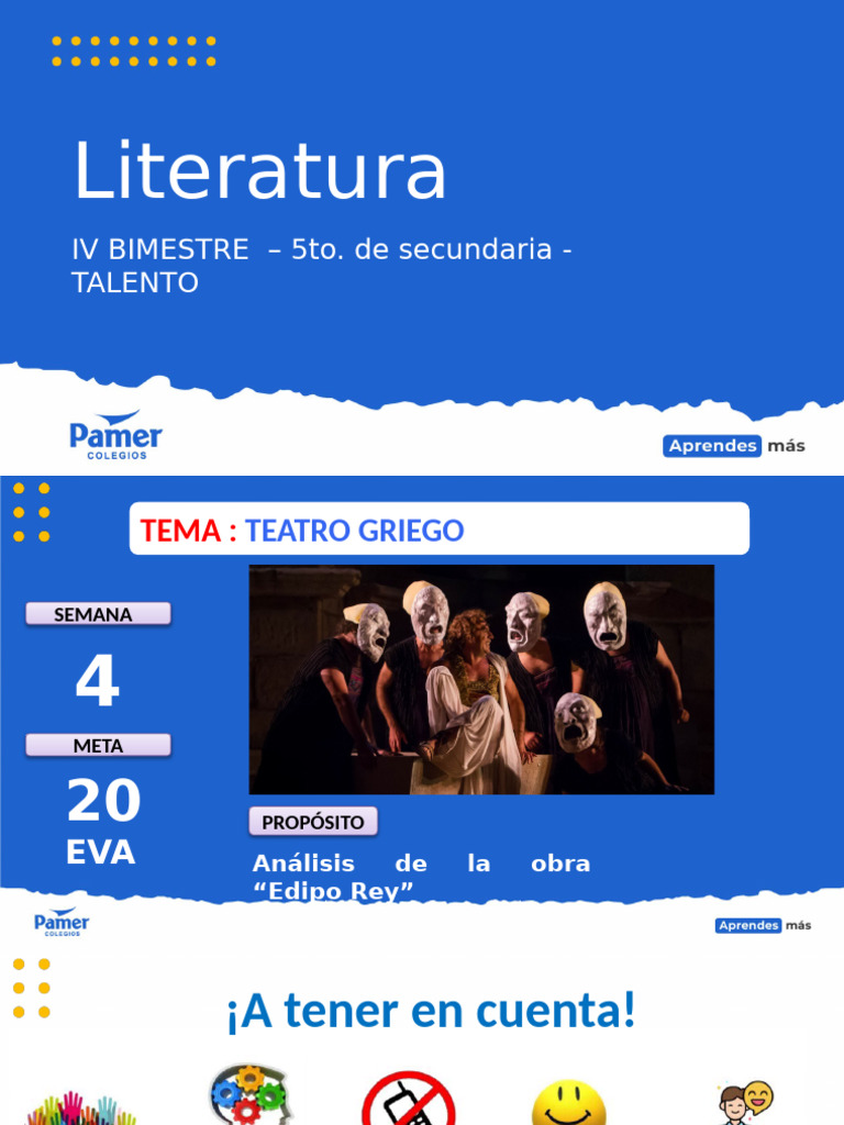 Literatura 5to Talento | PDF | Tragedia griega | Edipo
