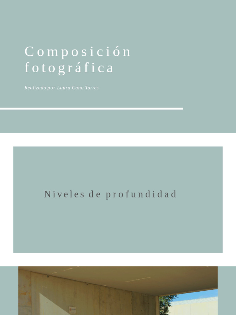 Composición Fotográfica LAURA CANO | PDF