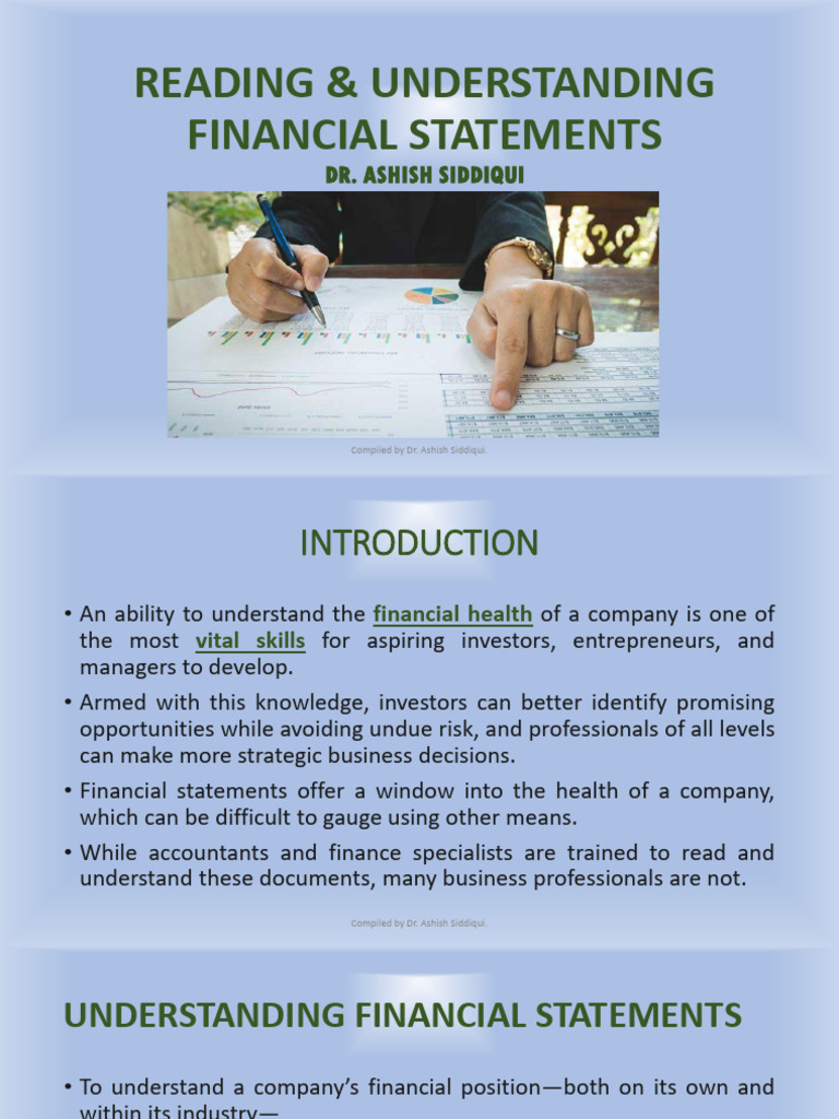 How To Read Financial Statements | PDF | Balance Sheet | Equity (Finance)