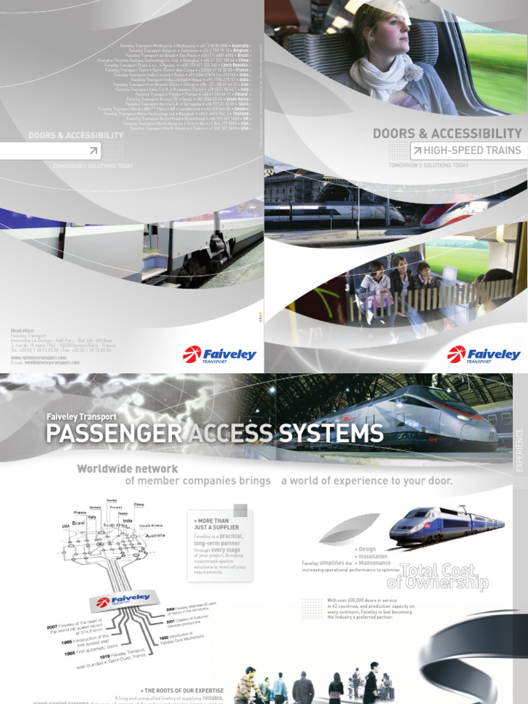 Faiveley Transport: High-Speed Solutions | PDF | Transport | Rail Transport