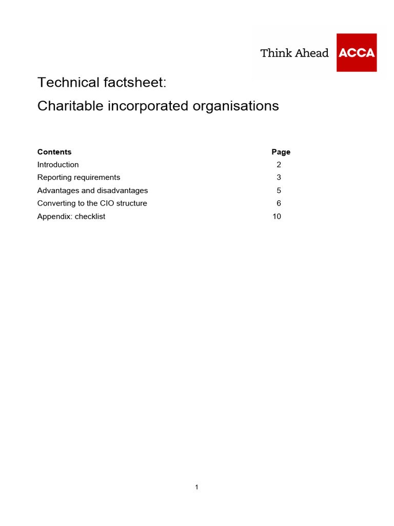 Tf-Charitable Institution Organization | PDF | Charitable Organization ...