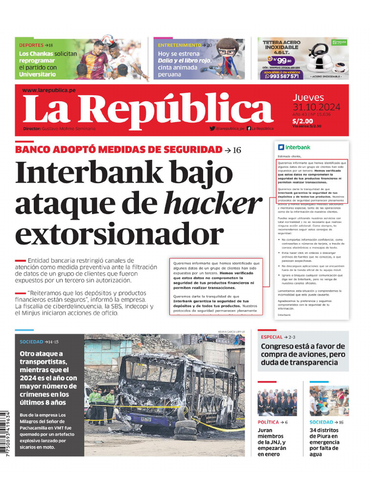 La Republic 31-10-24 | PDF