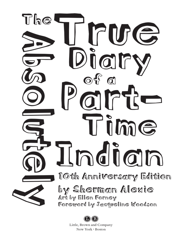 The Absolutely True Diary of A Part-Time Indian | PDF | Copyright ...