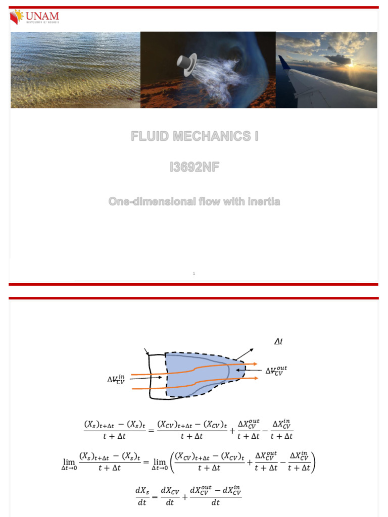 Continuity Equation | PDF | Fluid Dynamics | Turbine