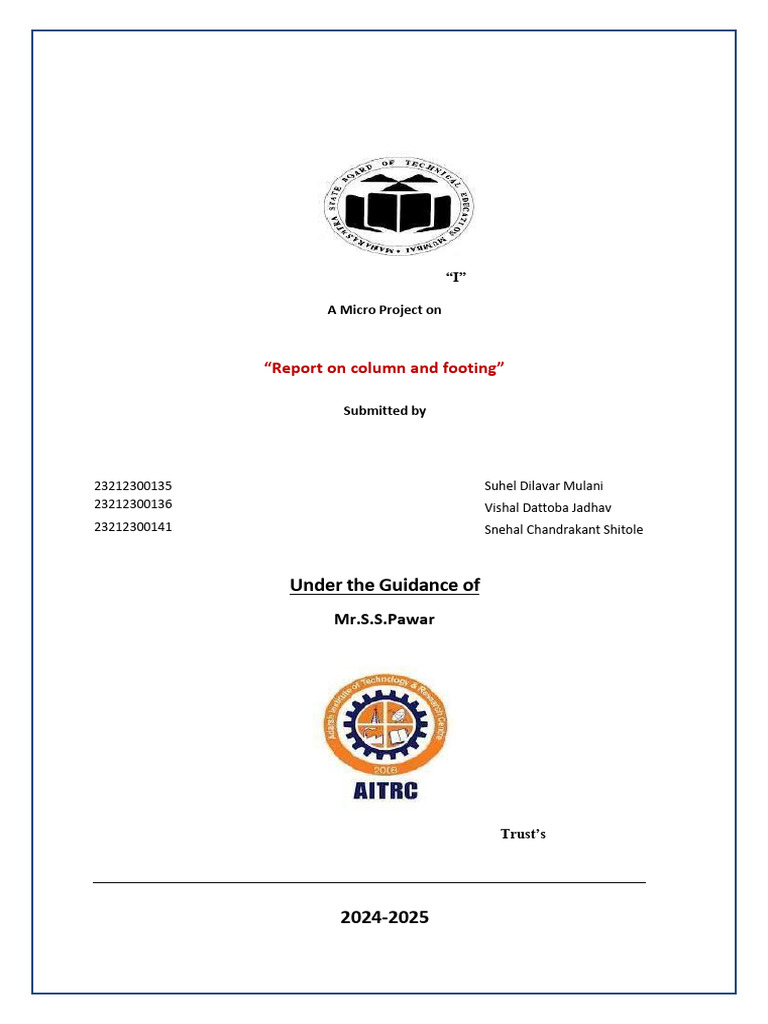 Column and Footing Design Report | PDF | Strength Of Materials | Beam ...