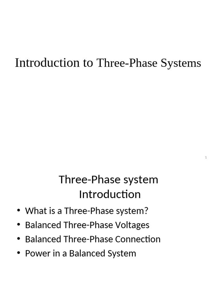 Introduction To Three-Phase Systems | PDF | Electronics | Electrical Engineering