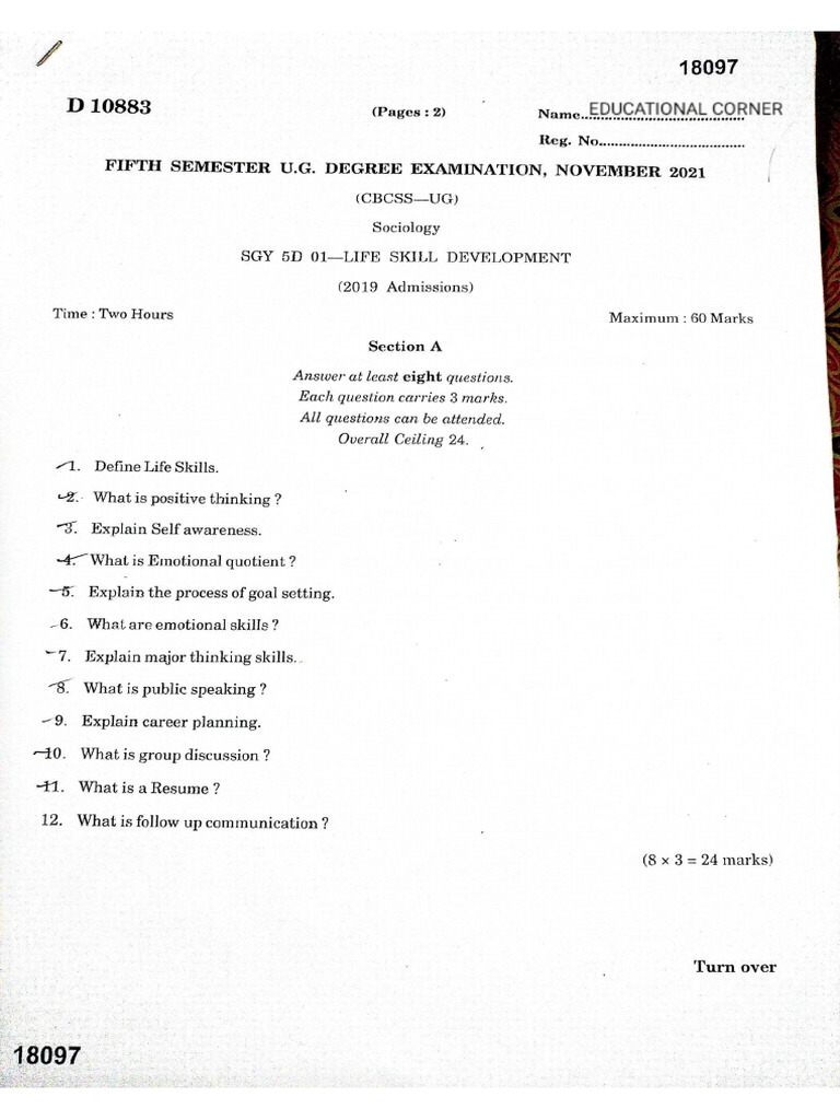 Life Skill Development | PDF