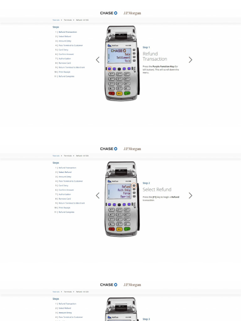 Verifone Process A Refund | PDF