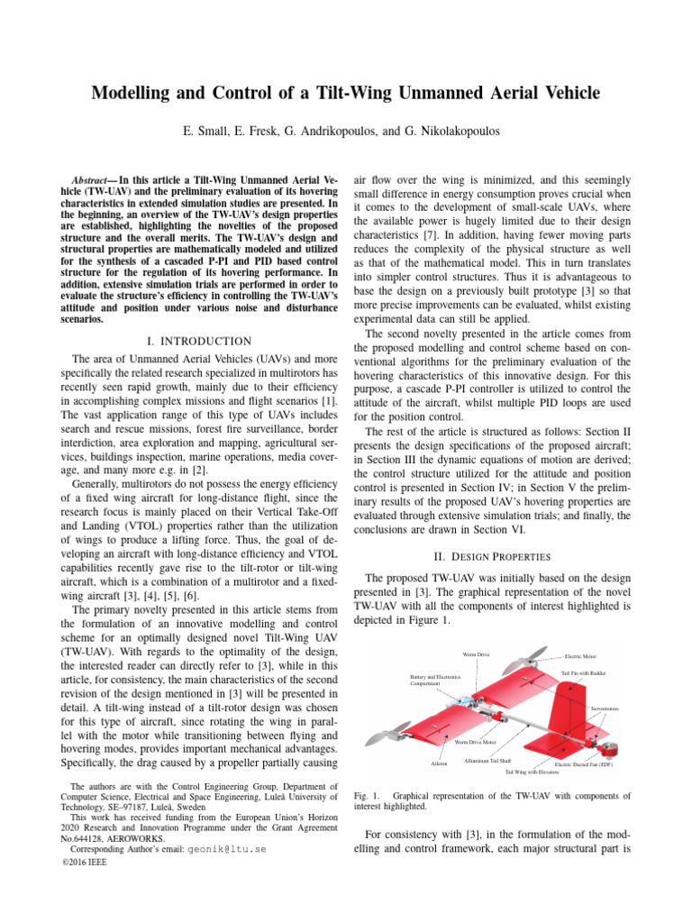 FULLTEXT01 | PDF | Lift (Force) | Force