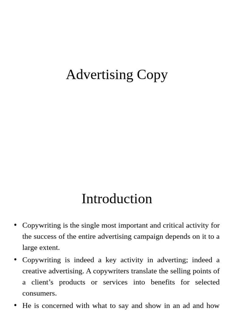 Advertising | PDF | Advertising | Copywriting