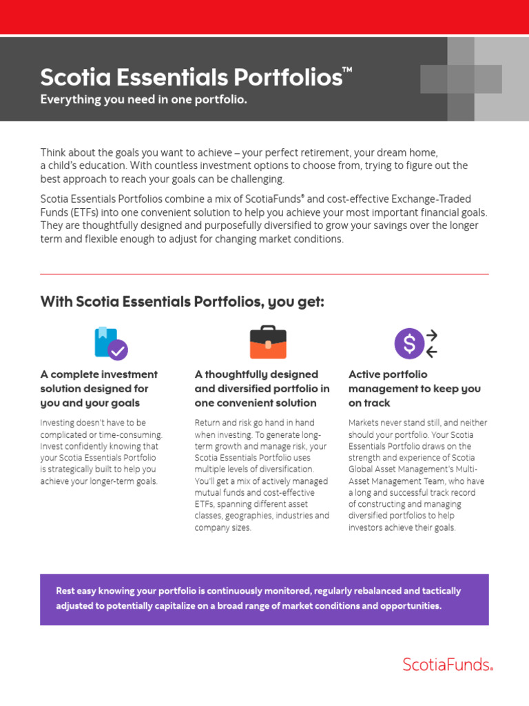 SF Essentials Brochure en | PDF | Investing | Diversification (Finance)