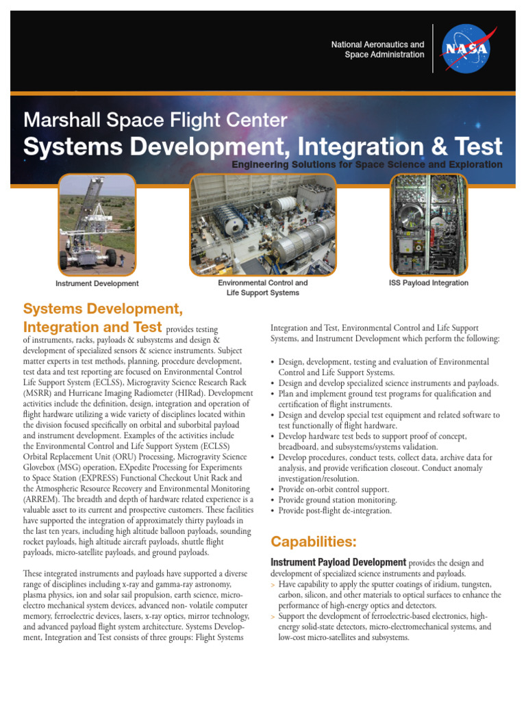 Nasa test plan | PDF | International Space Station | Marshall Space ...
