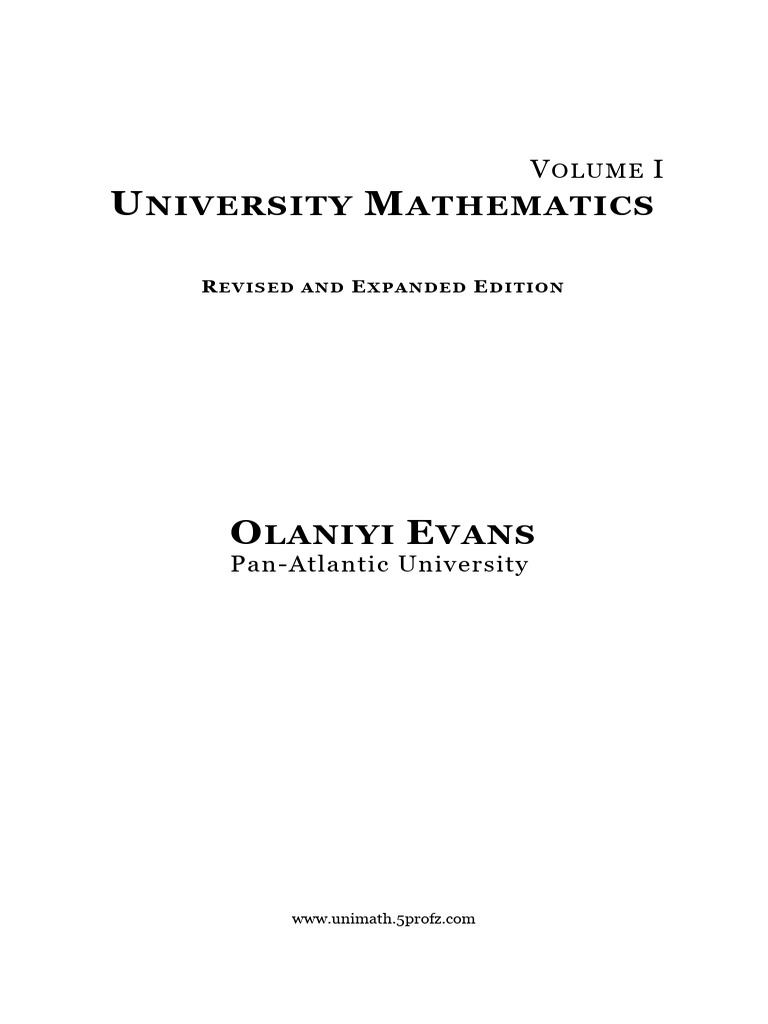 University Mathematics I | PDF | Line (Geometry) | Complex Number