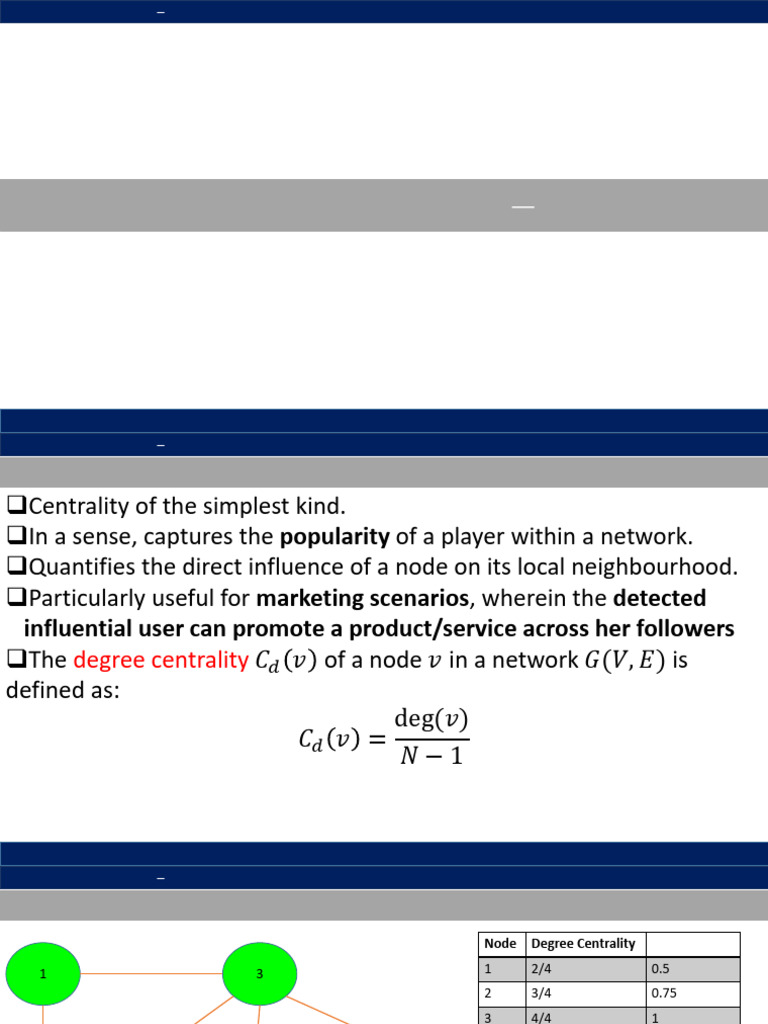 Social Network Analytics Session5 Betweenness | PDF | Theoretical Computer Science | Discrete ...