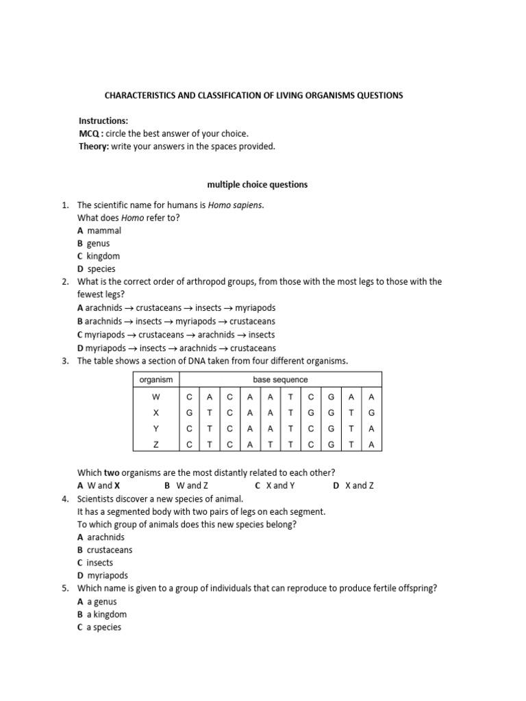 Classification and ..... Questions | PDF | Social Science | Science ...