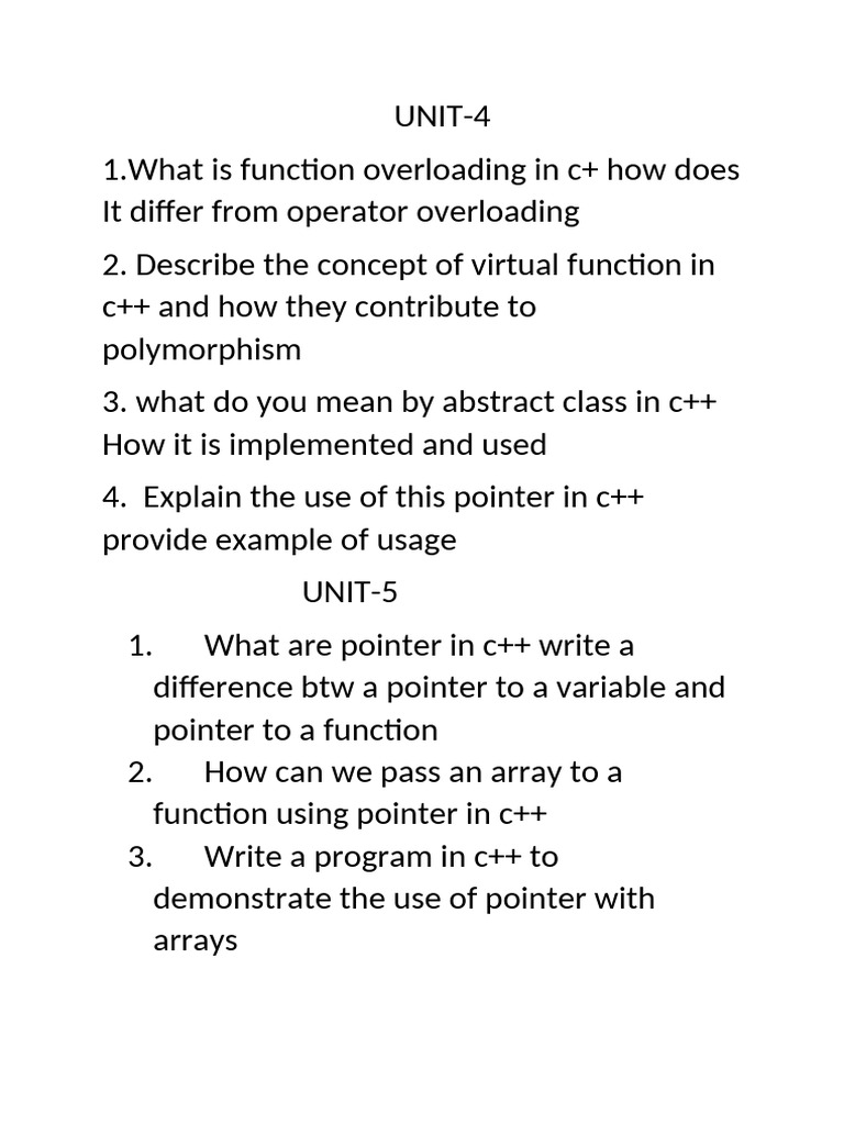 C++ Ques | PDF | Teaching Methods & Materials | Computers